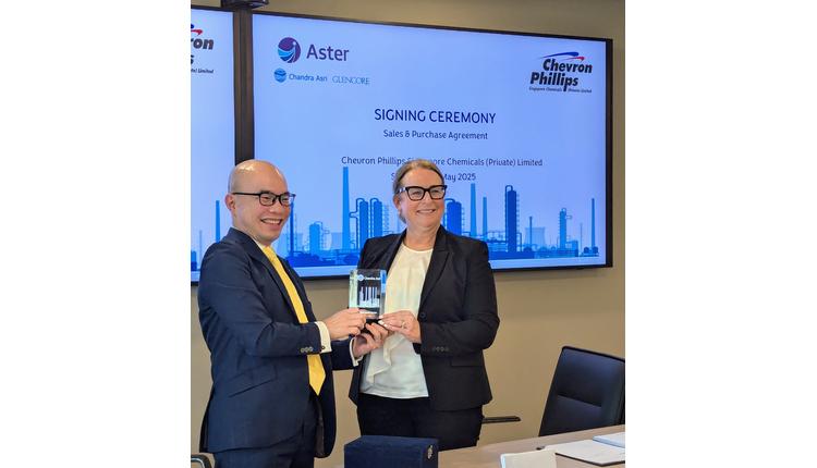 Aster acquires Chevron Phillips Singapore Chemicals' operations