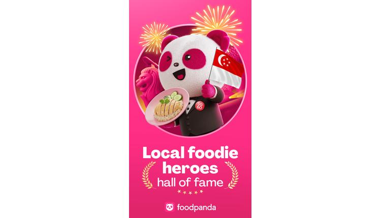 foodpanda celebrates SG60 with Foodie Heroes Hall of Fame