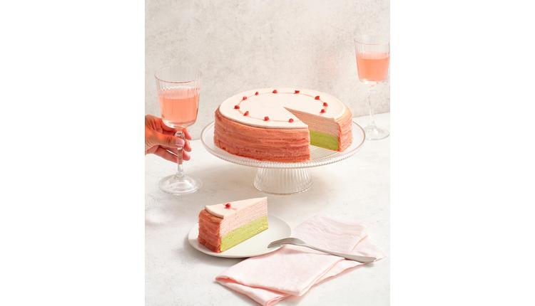Lady M unveils Strawberry Matcha Mille Crêpes