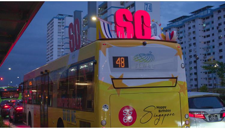 Moove Media launches 3D SG60 buses for Singapore's jubilee